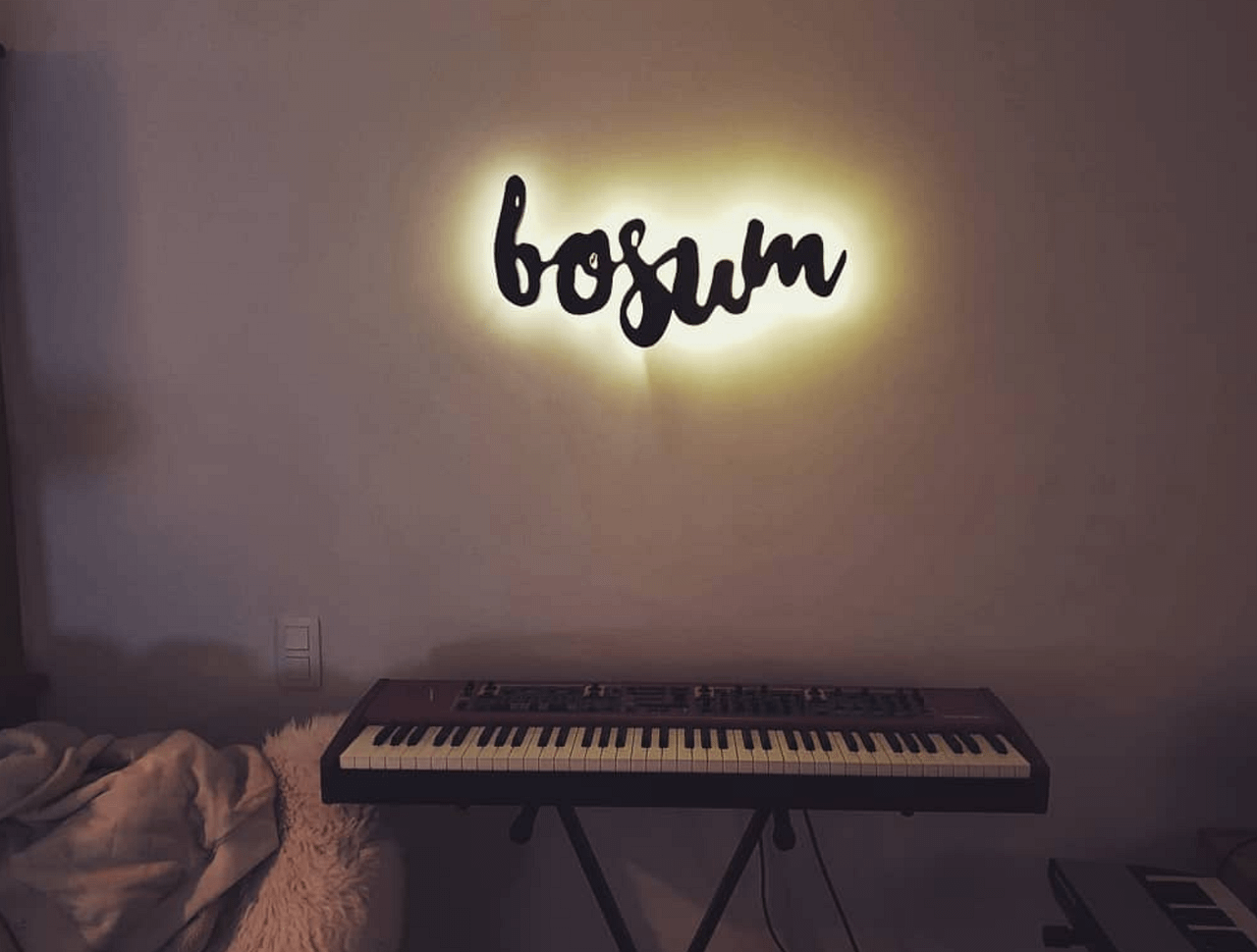Bosum Backlit Wall Logo | Kreate 3D
